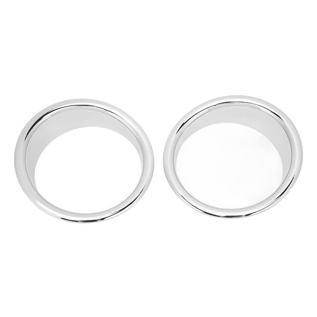 Bumper Fog Light Trim Bezel Glossy Plating Surface Front Driving Light ...