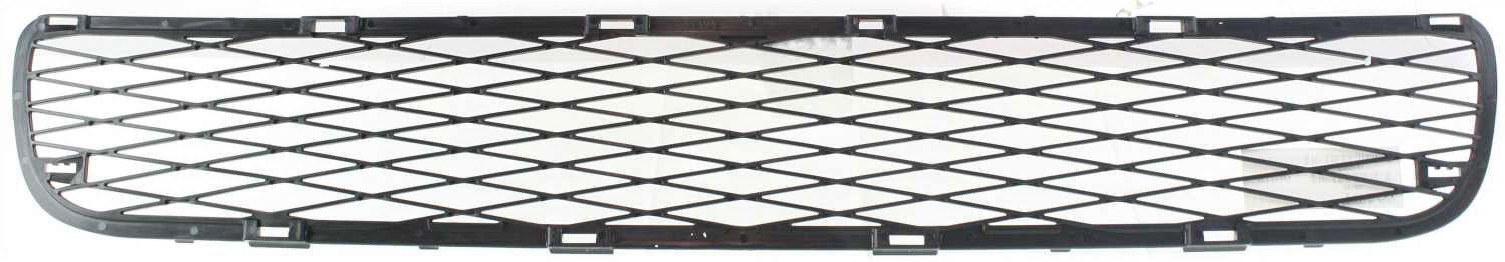 Bumper Grille Compatible With 2007-2008 Toyota Yaris Front, Lower Black ...