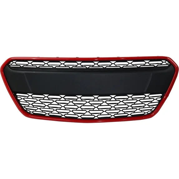 Bumper Grille For 2016-2018 Chevy Spark Front Lower Textured Dark Gray ...