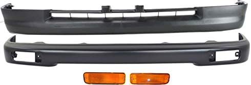 Bumper Kit for Toyota Tacoma Base DLX 1995-1997 Front RWD Painted Black ...