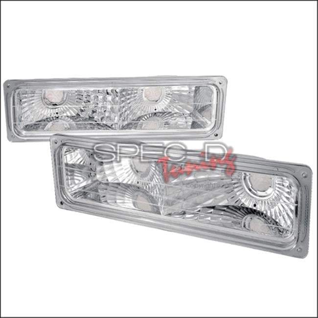 Bumper Lights for 88 to 98 Chevrolet C10, Chrome - 6 x 10 x 18 in ...