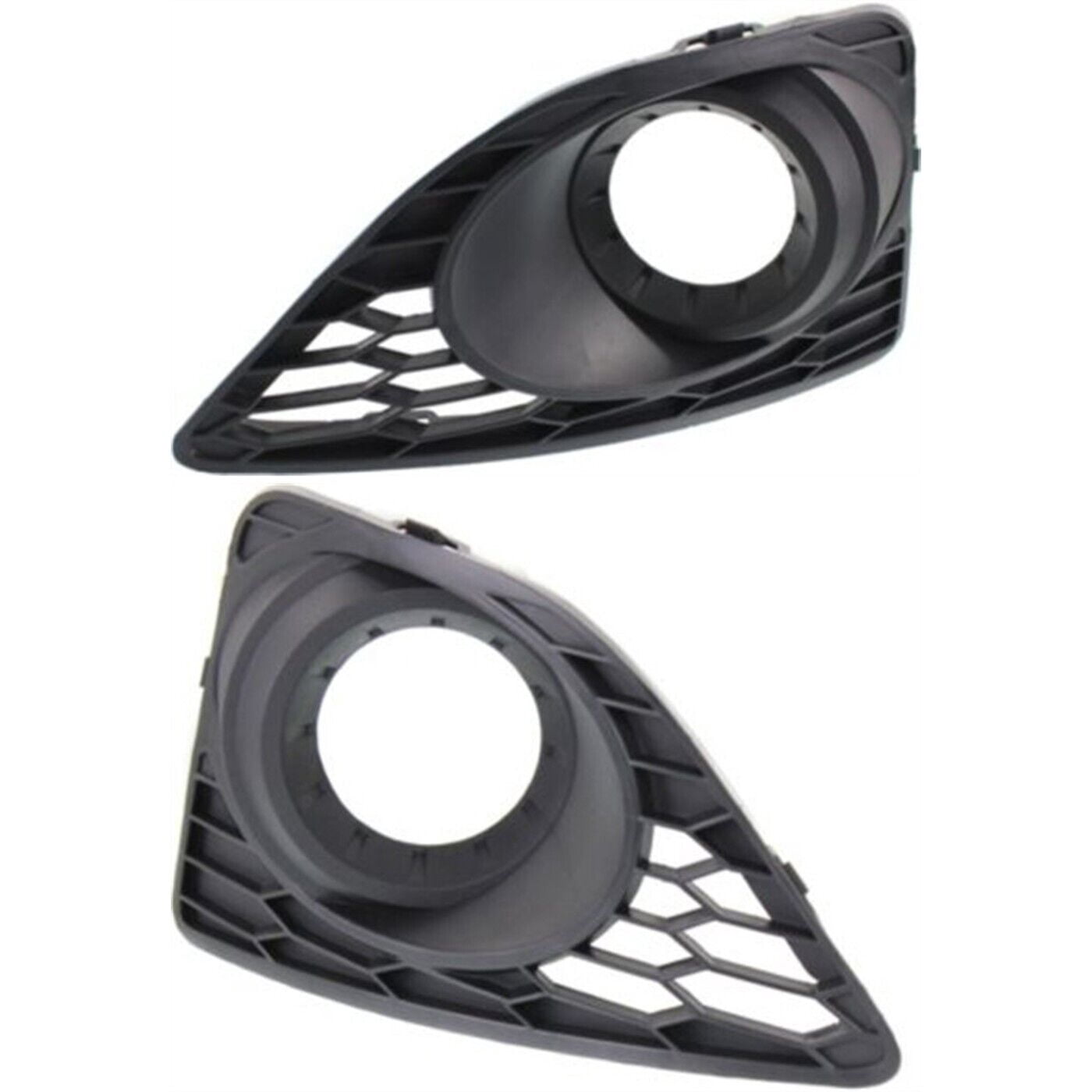 Bumper Mounted Fog Driving Light Lamp Bezel Housing Pair LH for Ford ...