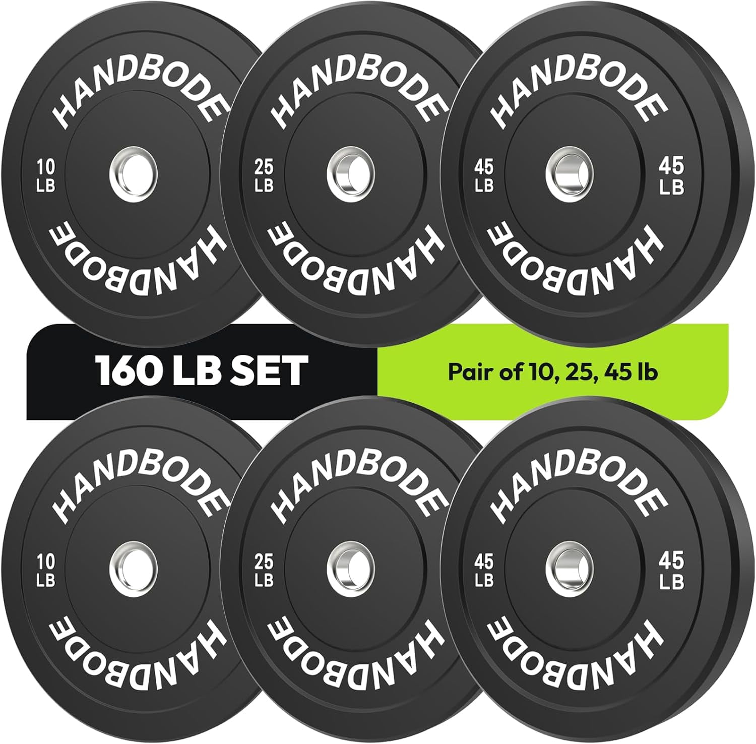 Bumper Plate Olympic Weight Plate Bumper Weight Plate Set 2 - Inch, 10 ...