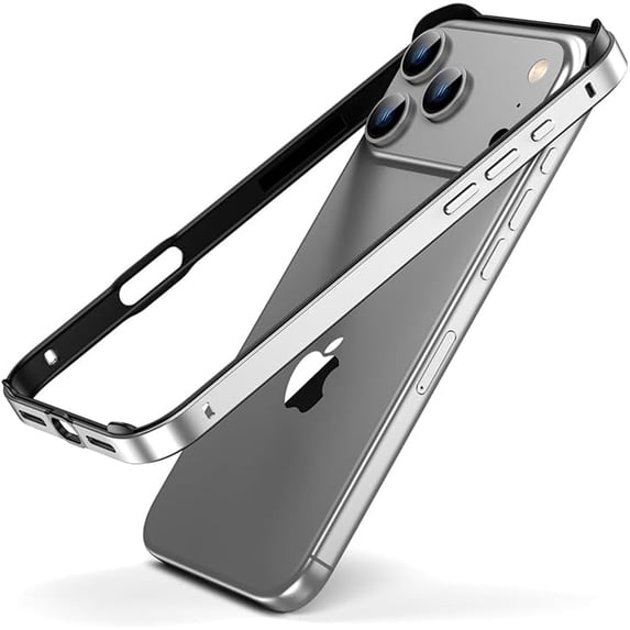 Bumper Protection Designed for iPhone 17 Pro Case,Alloy Aluminum Metal ...
