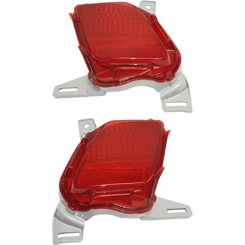 Bumper Reflector Set For 2014-2018 Toyota Highlander Rear Left & Right ...
