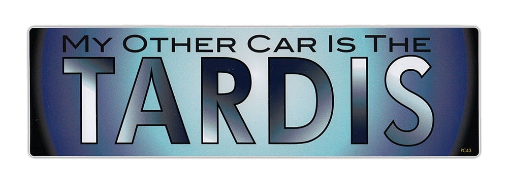 Bumper Sticker - My Other Car Is The Tardis - Doctor Who Decal - 9.75 ...