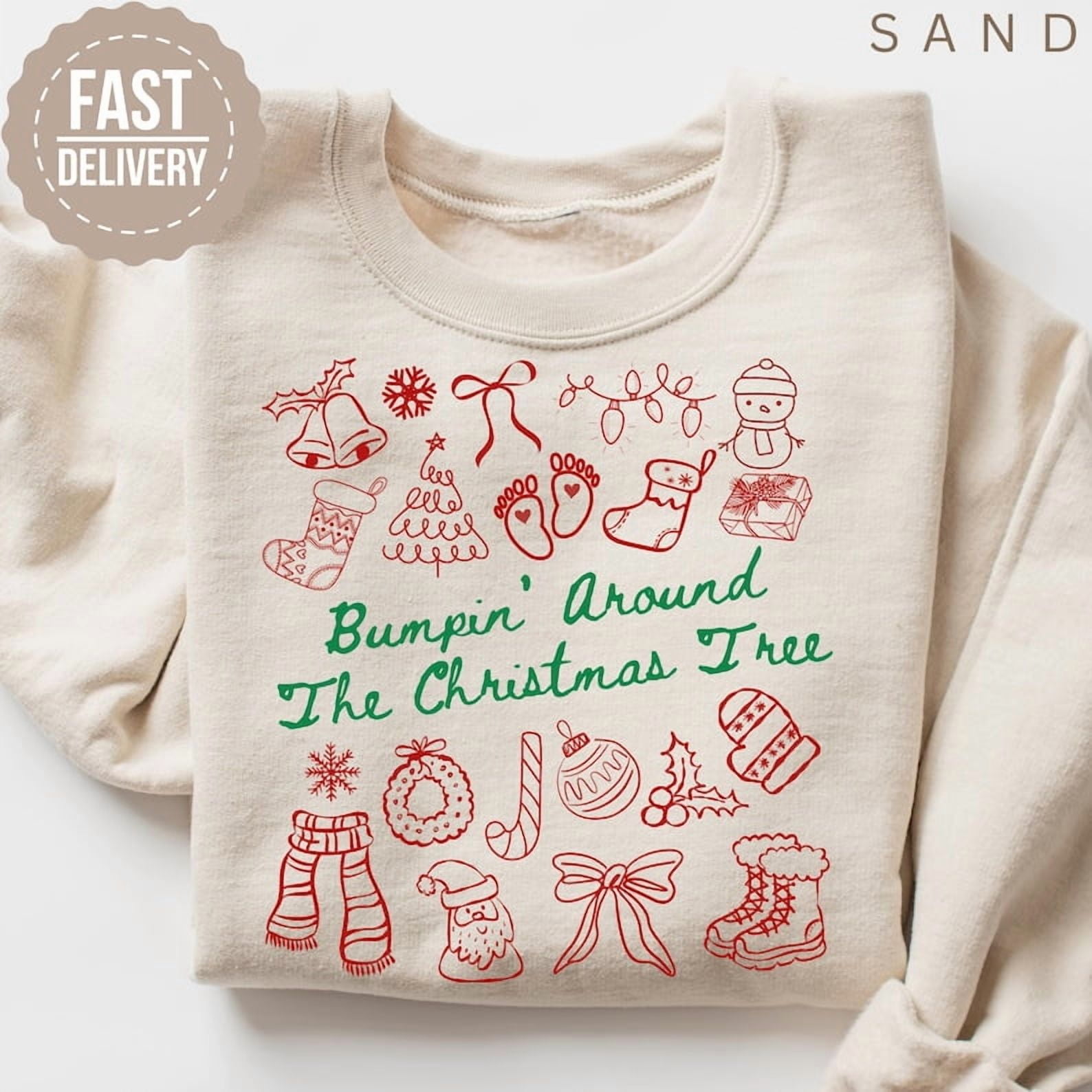 Bumpin Around Expecting Sweatshirt, Mom To Be Sweatshirt, Expecting Mom ...