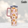 Bumpkit Cartoon Bear Stainless Steel Mug, 40 oz Tumbler with Handle ...