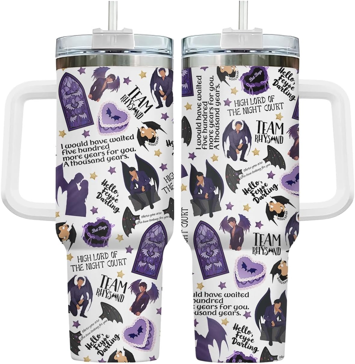 Bumpkit Tumbler, Insulated Stainless Steel with Handle and Straw ...