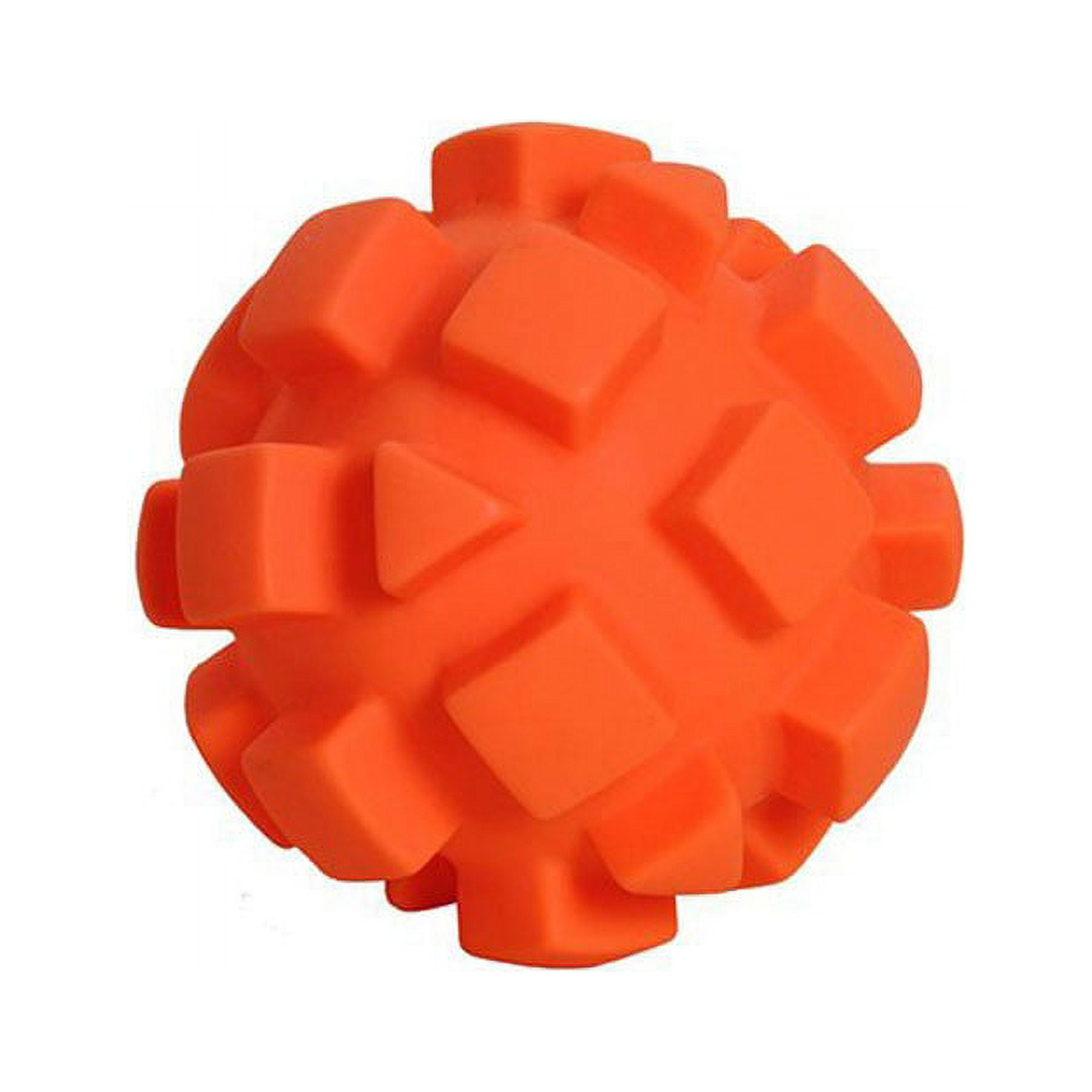 Hueter Toledo Soft Flex Bumby Ball Dog Toy Orange 5.5" x 5.5" x 5.5 ...
