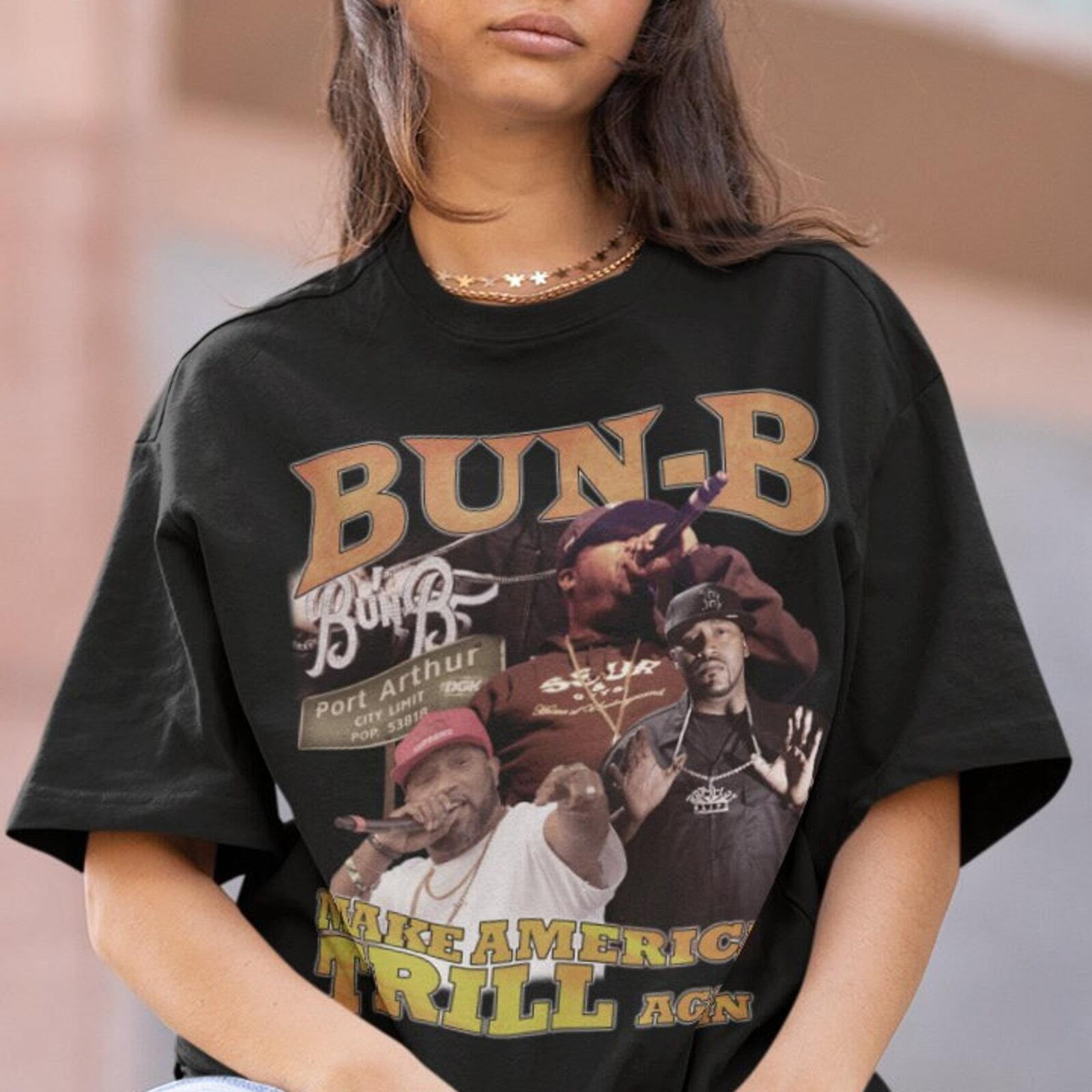 Bun B Hiphop TShirt Bun B Sweatshirt Vintage Bun B RnB Rapper Bun B ...