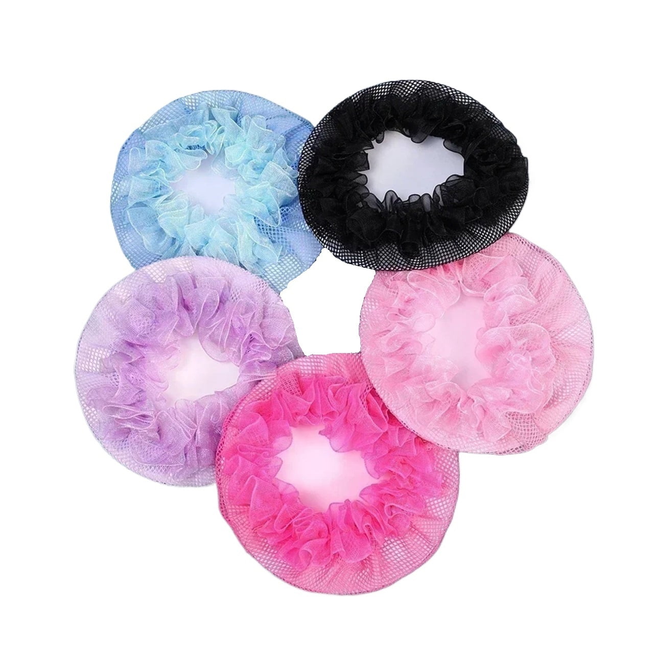 Bun Hair Nets Set Women Ballet Elastic Hair Net Reusable Hair Nets for ...