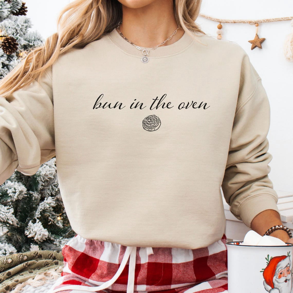 Bun In The Oven Sweatshirt, Pregnancy Announcement Sweater, Baby Reveal ...