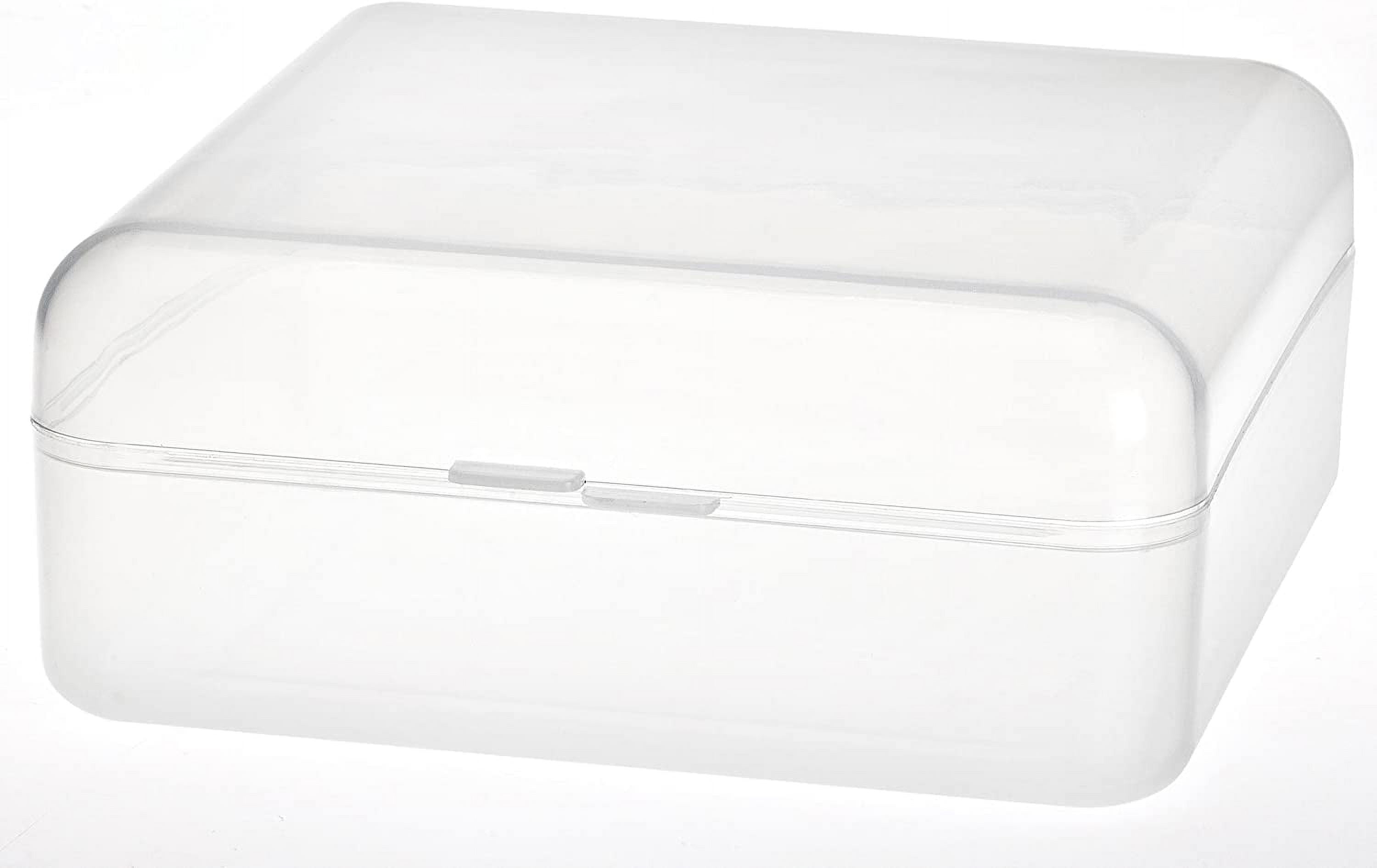 Bun Keeper, Clear, 7.5" L x W 3.5" H, BPA , Dishwasher Safe - Walmart.com