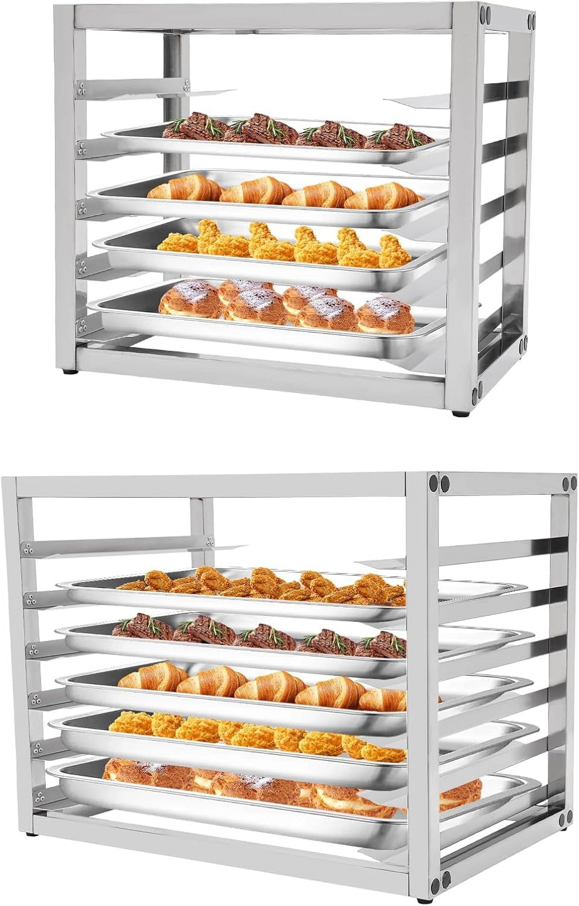 Bun Pan Rack, Aluminum Bakery Rack for Half or Full Sheets, Commercial ...