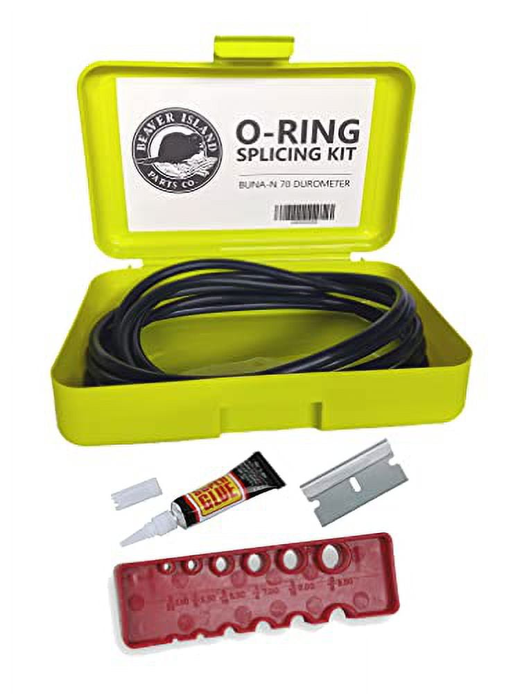 Buna-N O-Ring Splicing Kit, 70A Durometer, Black (1/16" (.070") 12 Feet ...
