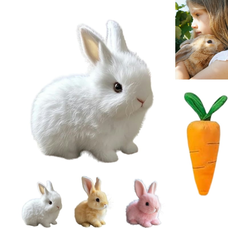 Bunby - Bunby - My Realistic Bunny Toy,Easter Bunny Toy - Hopping & Ear ...
