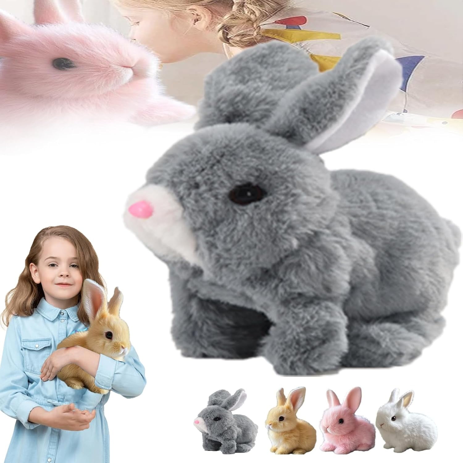 Bunby, Bunby - My Realistic Bunny Toy for Kids, Realistic Bunny That ...