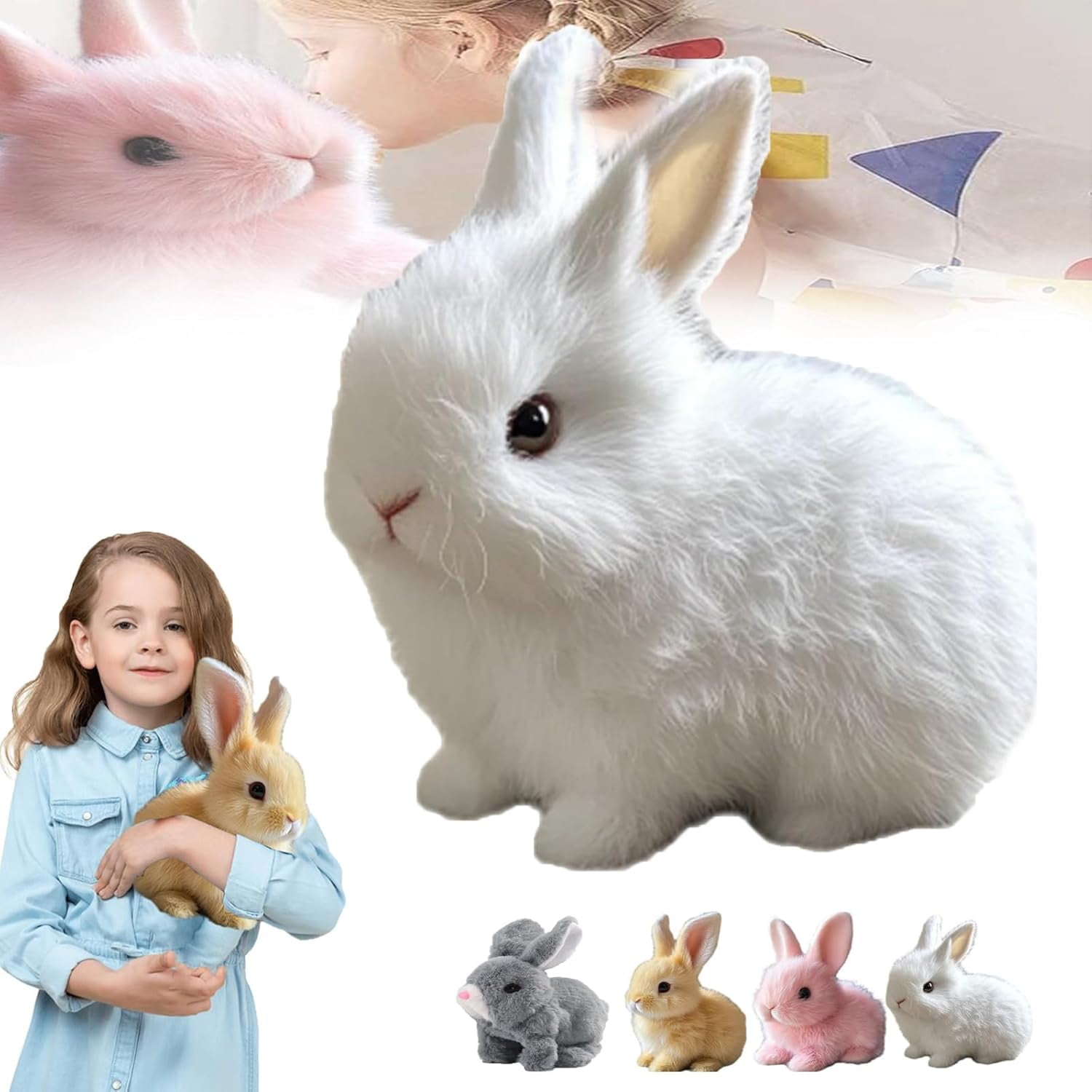 Bunby, Bunby - My Realistic Bunny Toy for Kids, Realistic Bunny That ...
