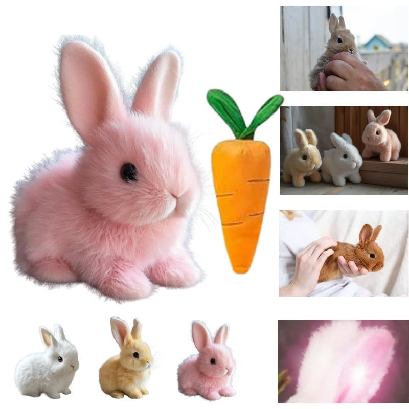 Bunby - Bunby - My Realistic Bunny Toy,Springtime Bunny - Interactive ...