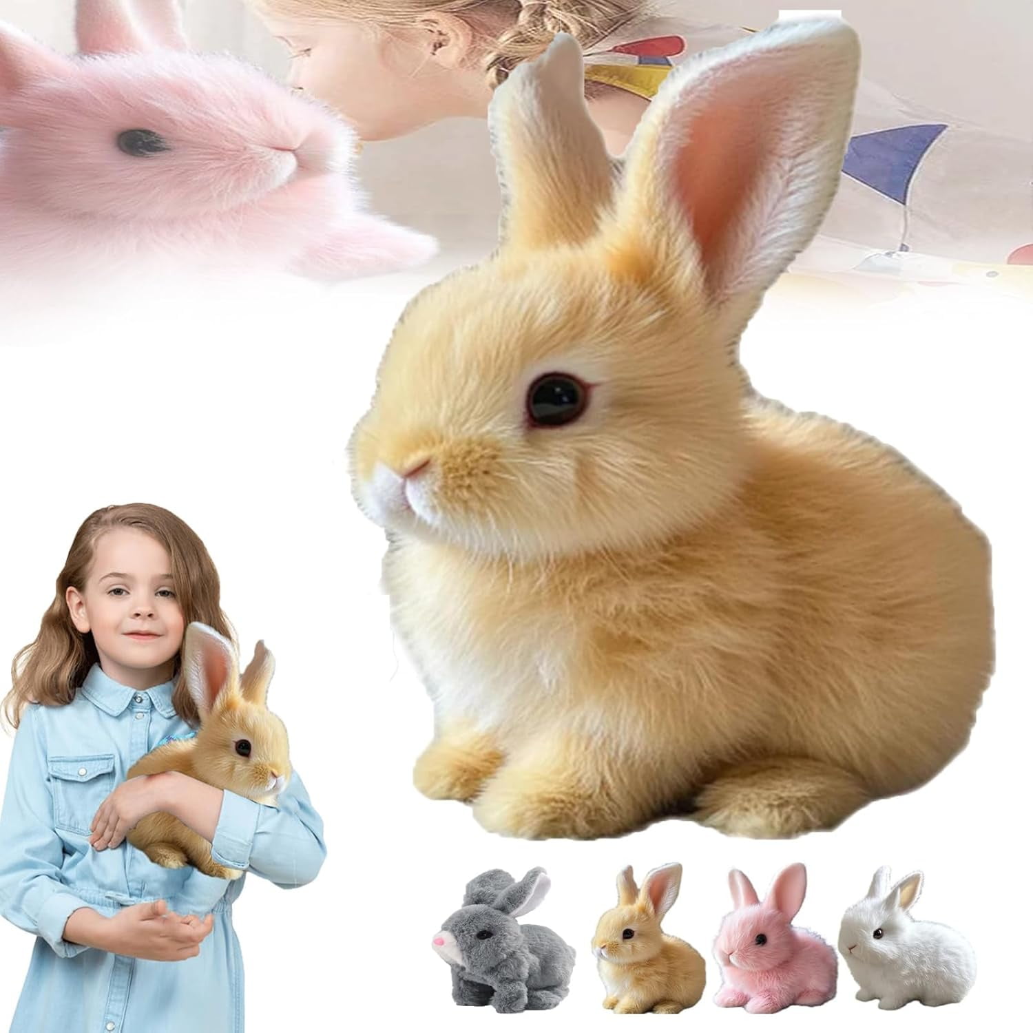Bunby, Bunby - My Realistic Bunny Toy for Kids, Realistic Bunny That ...