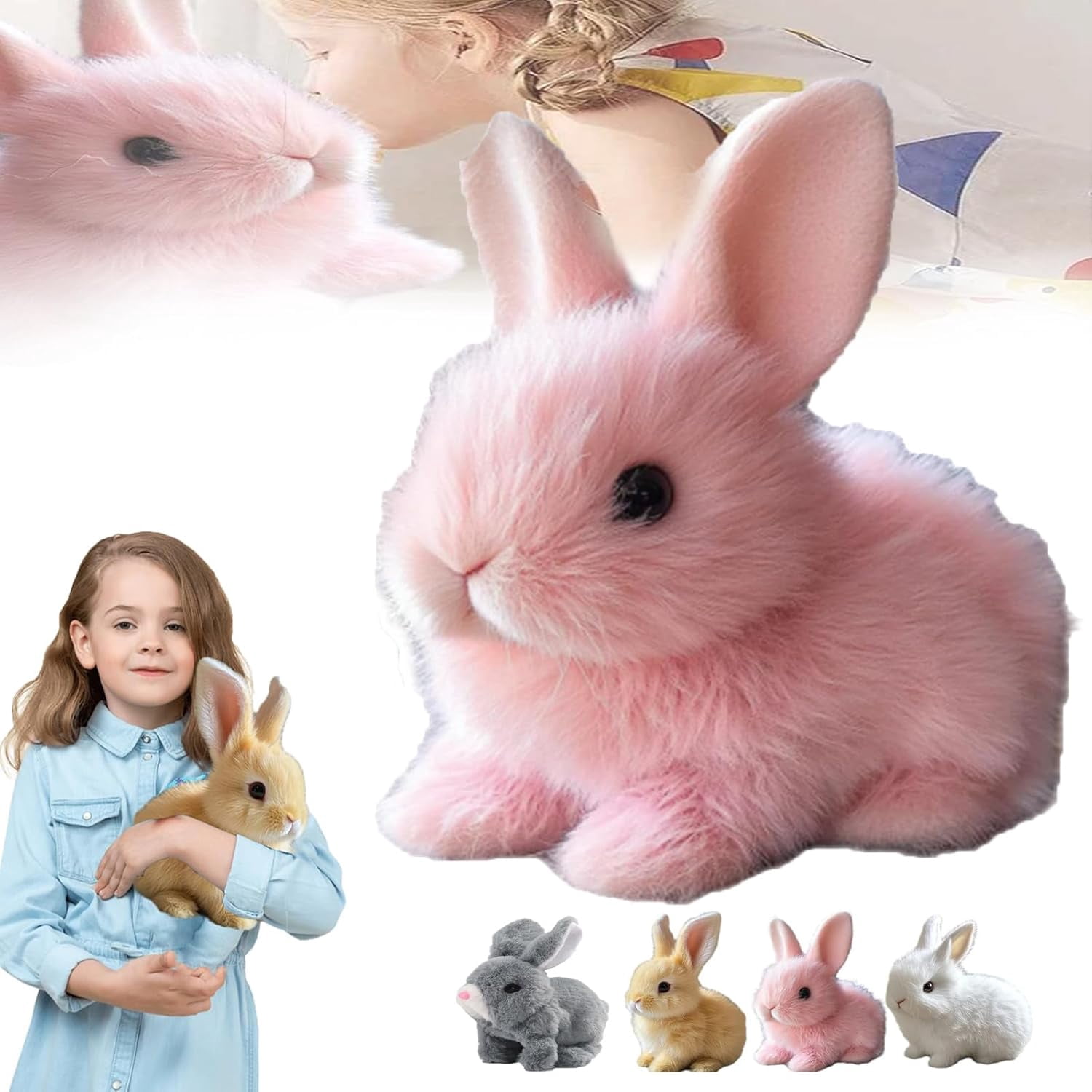 Bunby, Bunby - My Realistic Bunny Toy for Kids, Realistic Bunny That ...