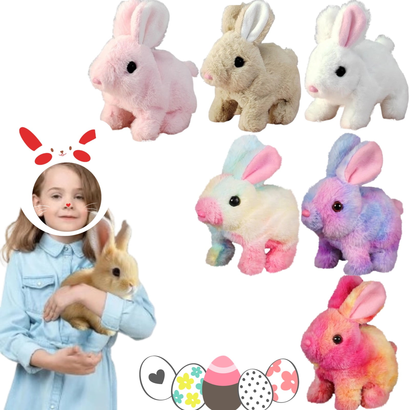 Bunby - Easter My Realistic Bunny Toy, Interactive Bunny Realistic ...