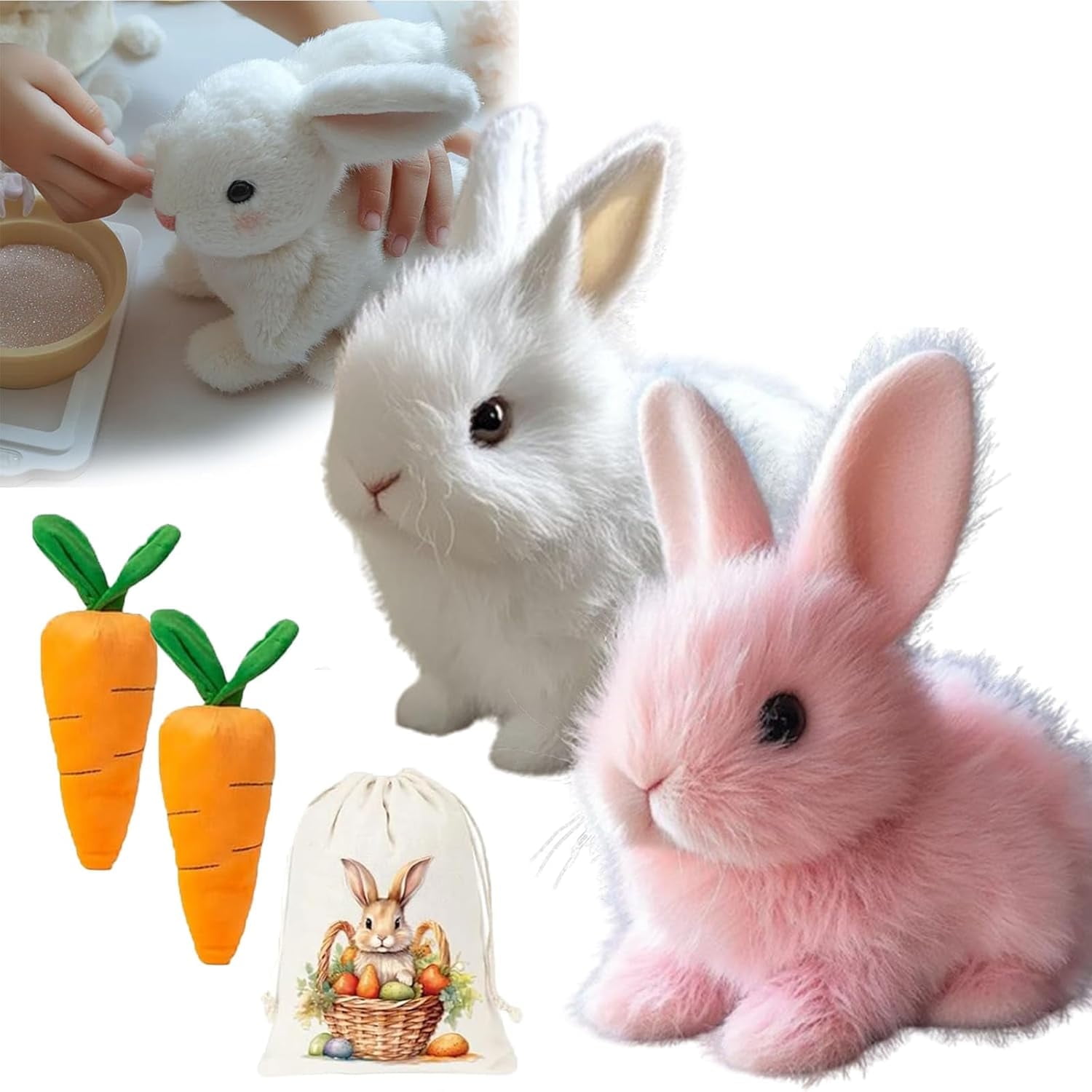 Bunby - Easter My Realistic Bunny Toy, Interactive Bunny Realistic ...