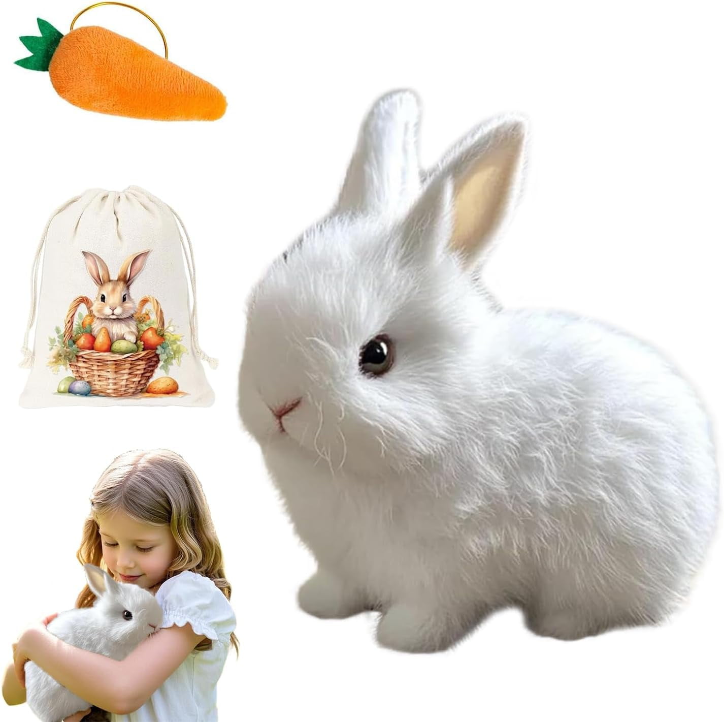 Bunby-Easter My Realistic Bunny Toy,Interactive Realistic Bunny-Jumping ...