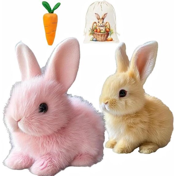 Bunby Interactive Simulation Bunny Toys Movable, Touch And Voice ...
