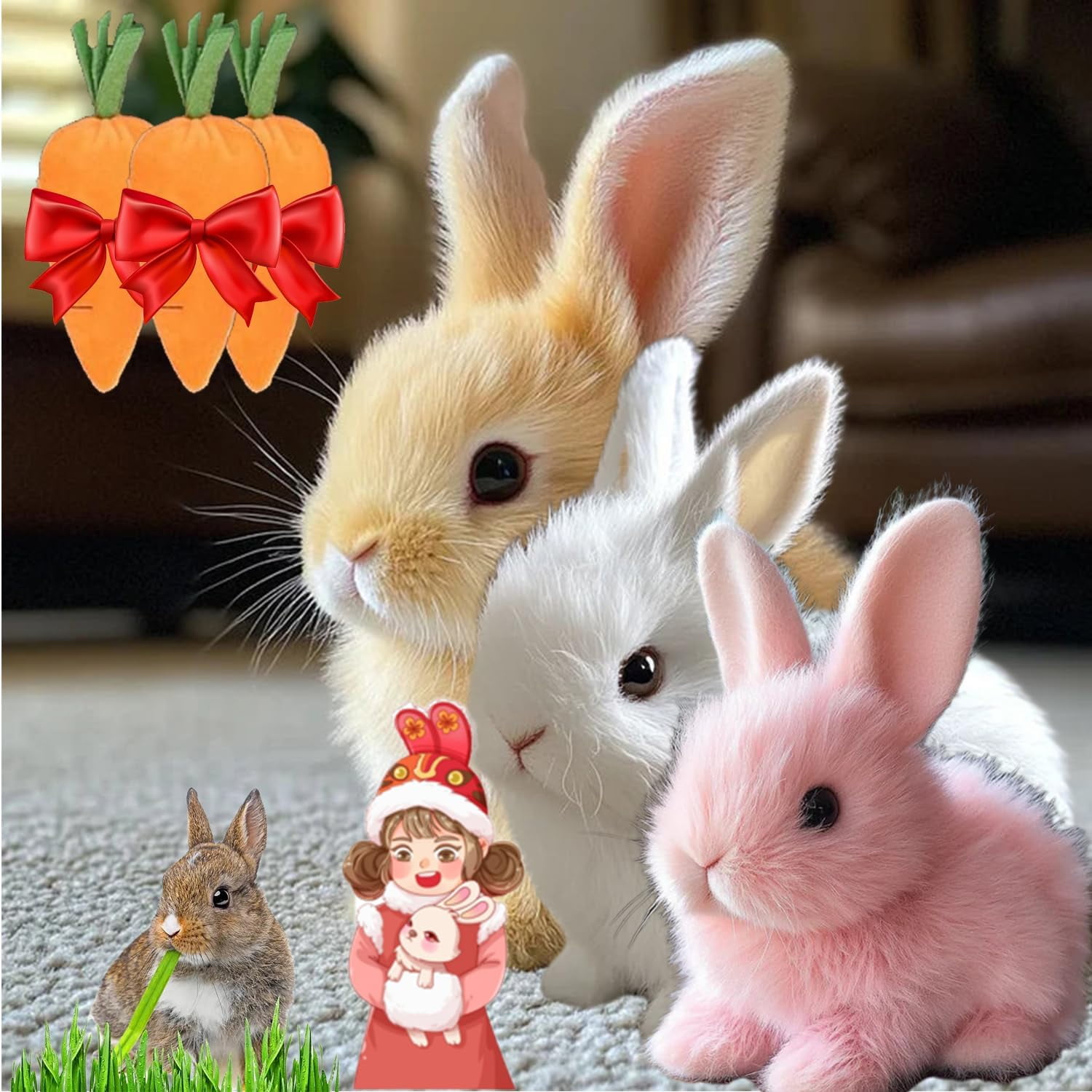 Bunby - My Realistic Bunny Toy, Bunbi Realistic Bunny, Perfect ...