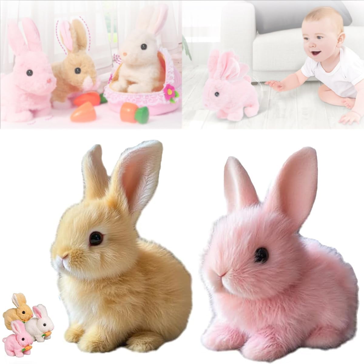 Bunby - My Realistic Bunny Toy, Bunbi Realistic Bunny That Moves ...