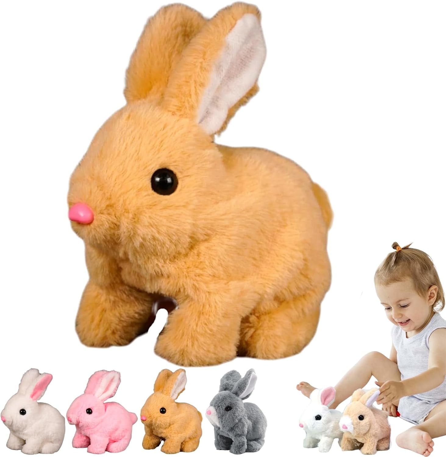 Bunby - My Realistic Bunny Toy, Bunbi Realistic Bunny Toy Can Walk and ...