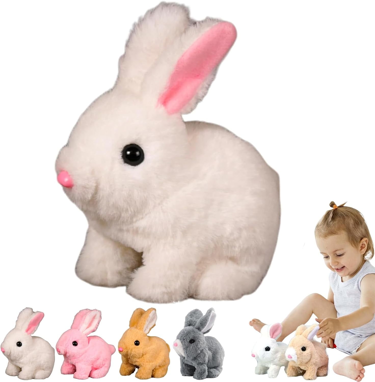 Bunby - My Realistic Bunny Toy, Bunbi Realistic Bunny Toy Can Walk and ...