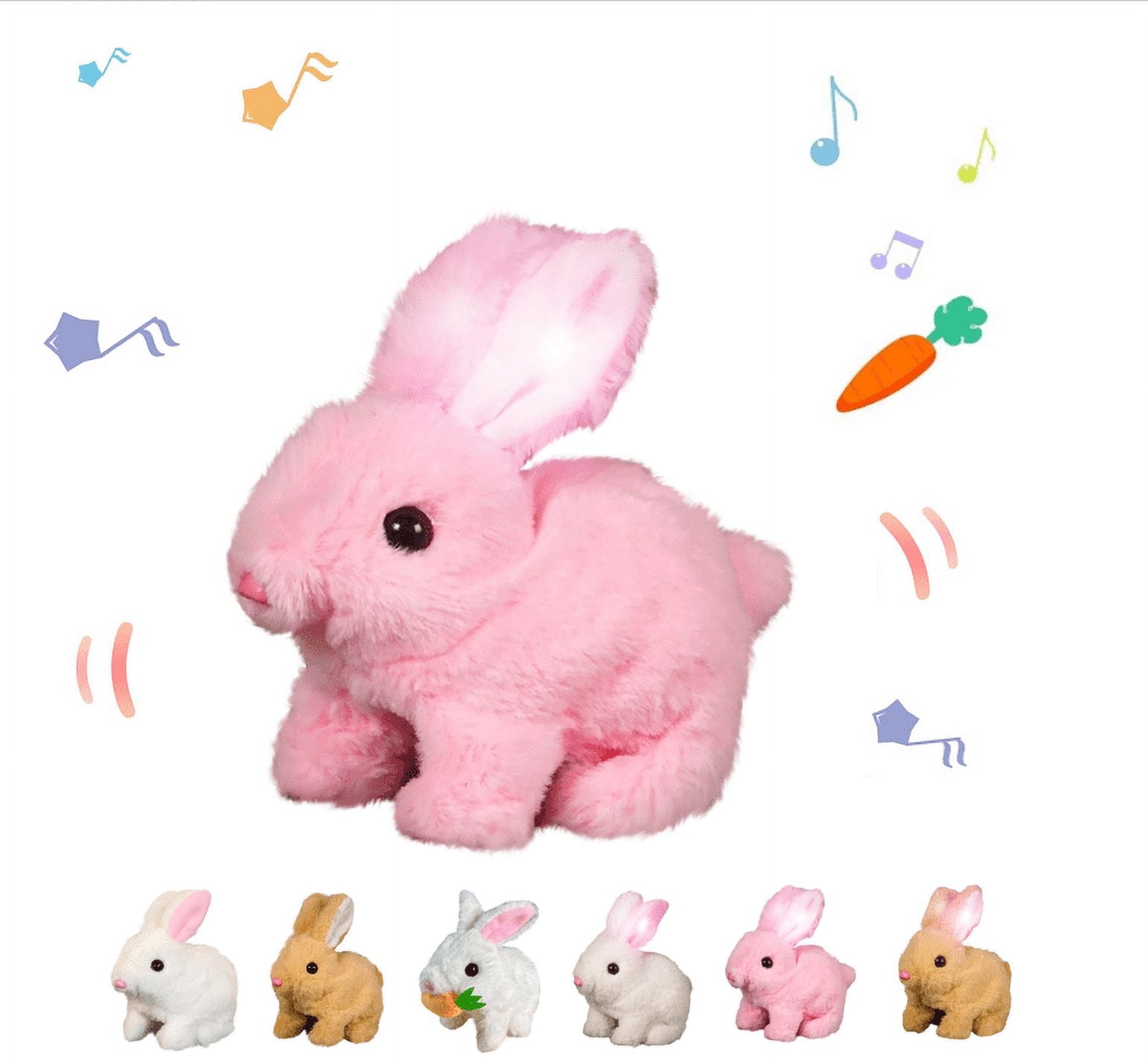 Bunby - My Realistic Bunny Toy with LED Ear, Realistic Bunny Toy Can ...