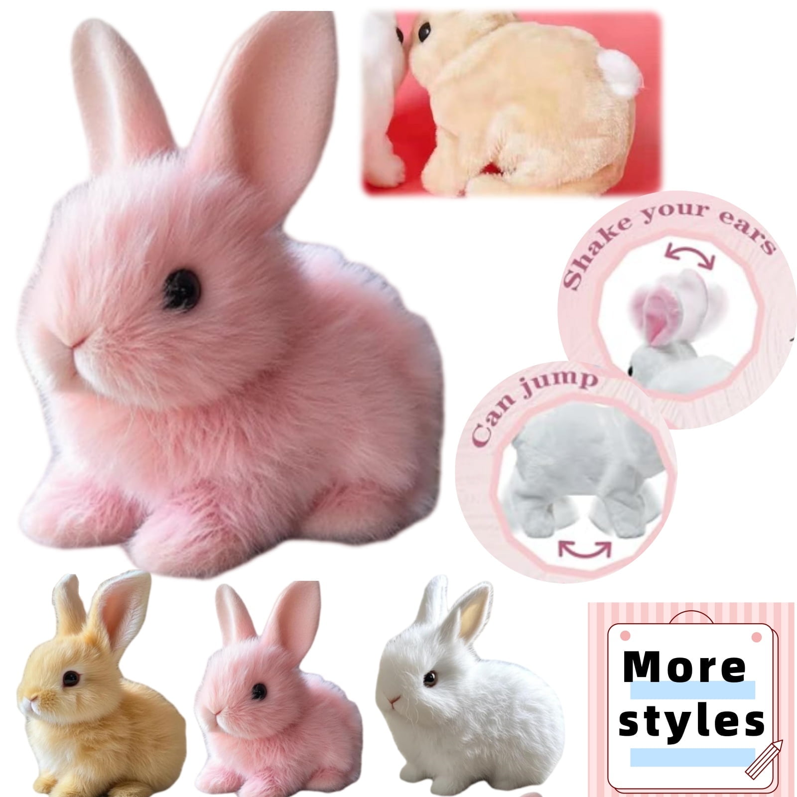 Bunby - My Realistic Bunny Toy Realistic Bunny Easter Gifts Realistic ...