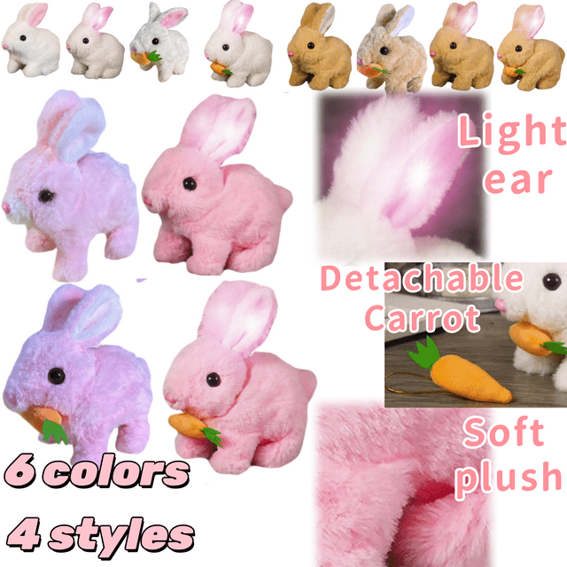 Bunby - My Realistic Bunny Toy, Realistic Bunny That Moves, Jumping ...