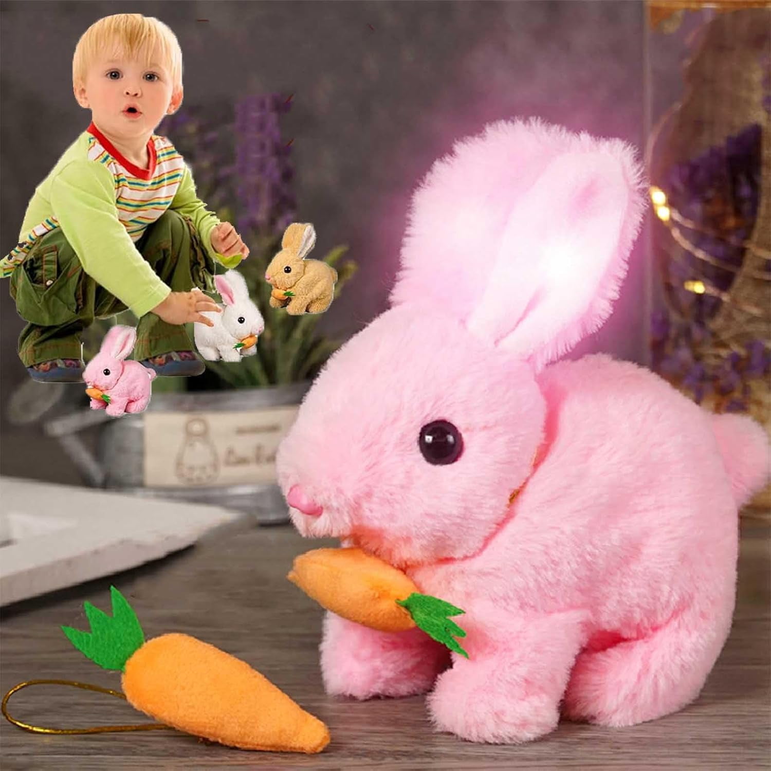 Bunby - My Realistic Bunny Toy, Realistic Bunny Toy for Kids ...