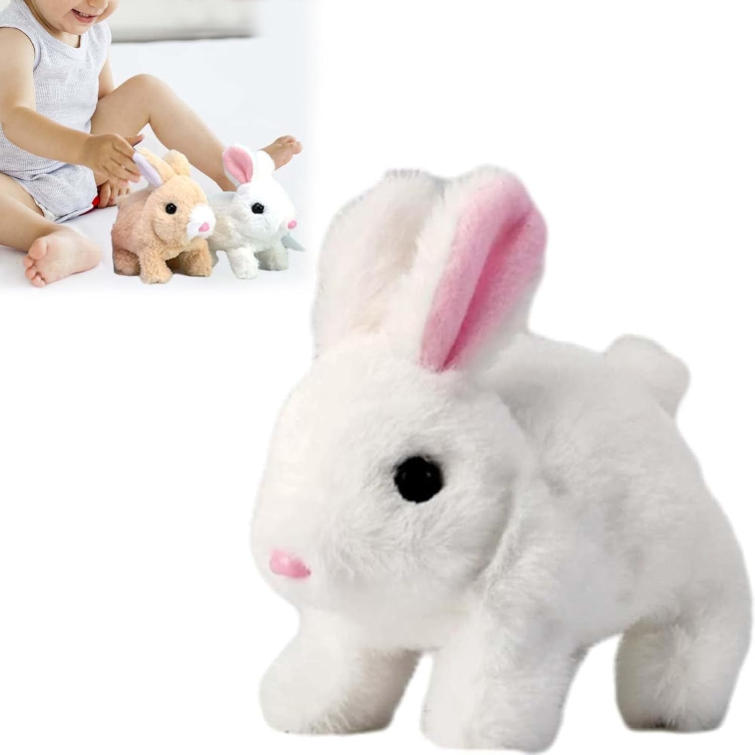Bunby - My Realistic Bunny Toy, Realistic Bunny Toys for Kids, Vitality ...