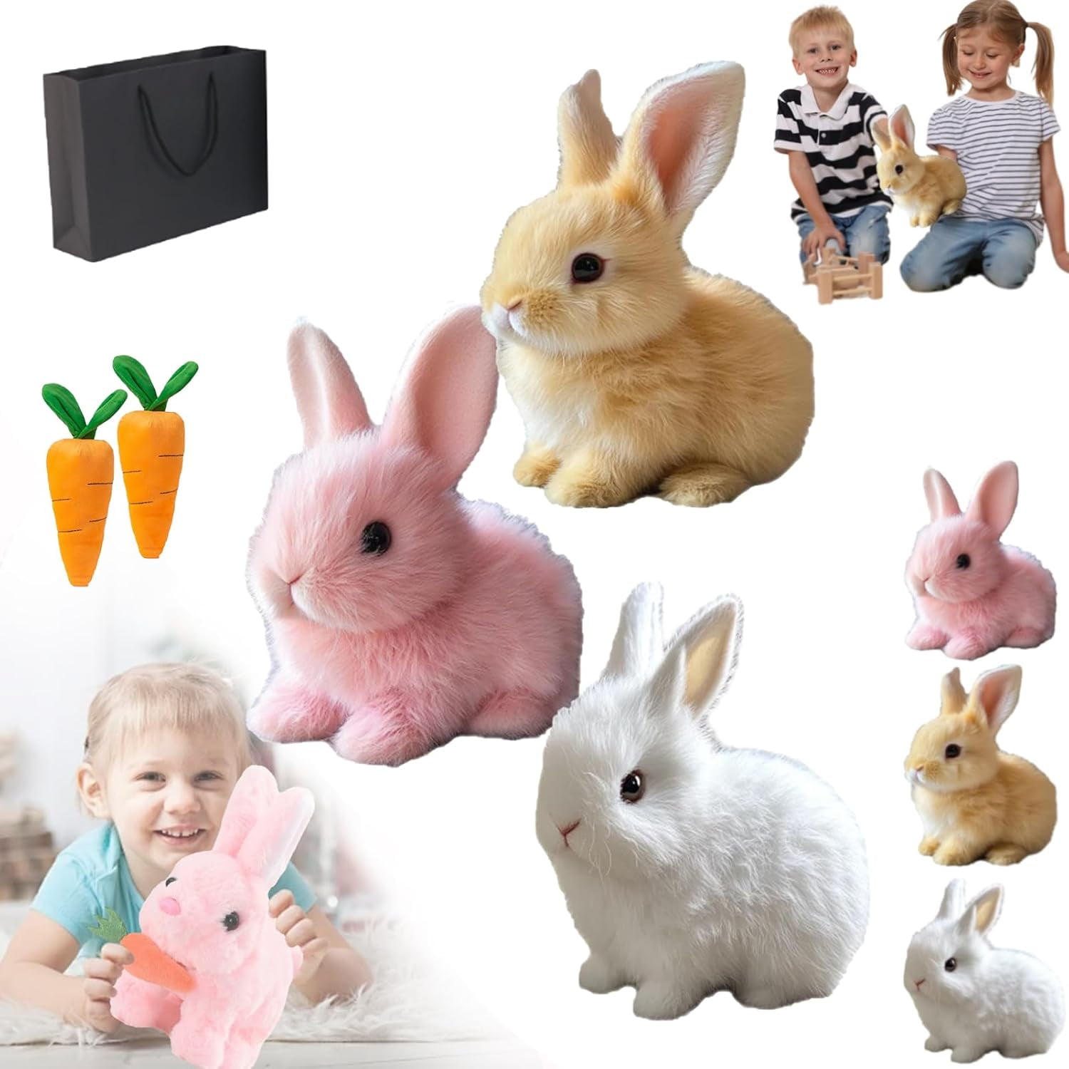 Bunby - My Realistic Bunny Toy, Vitality Bliss Bunny, Interactive ...