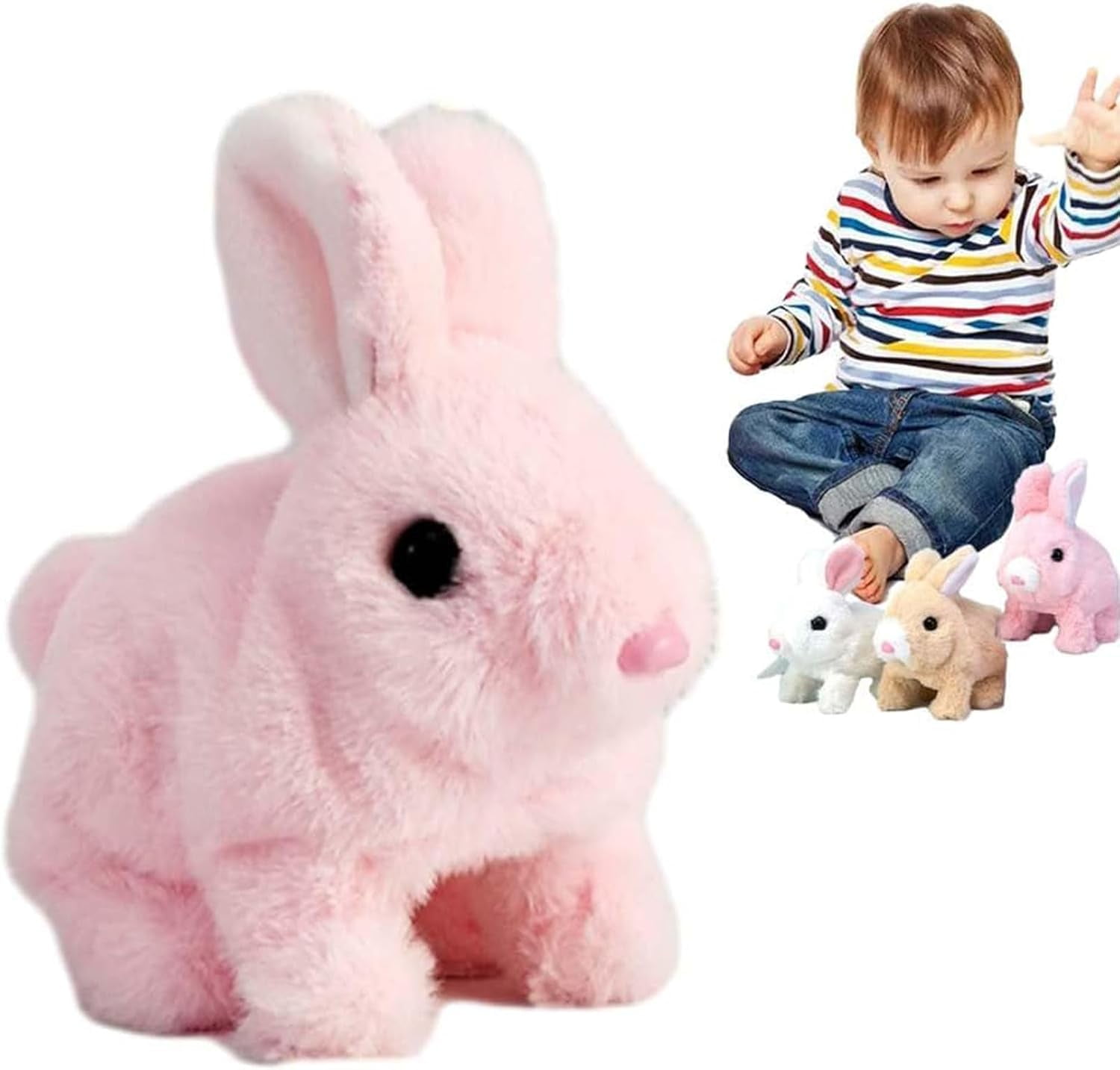 Bunby - My Realistic Bunny Toy,Vitality Bliss Bunny with Sounds and ...