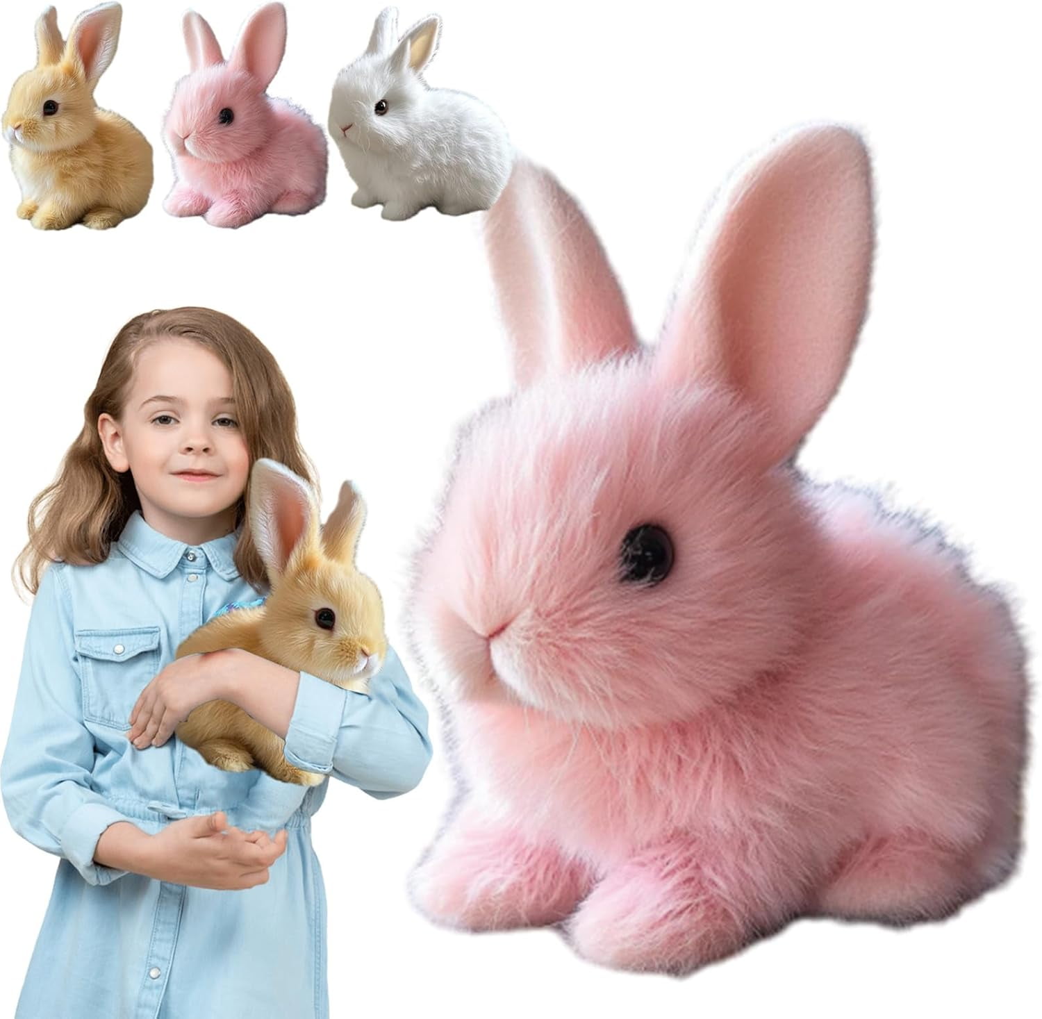 Bunby - My Realistic Bunny, Realistic Bunny Can Walk and Talk, Vitality ...