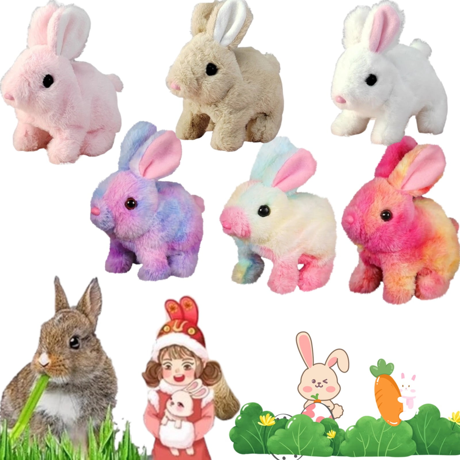 Bunby - My Realistic Bunny Toy, 2025 New Easter Plush Educational ...