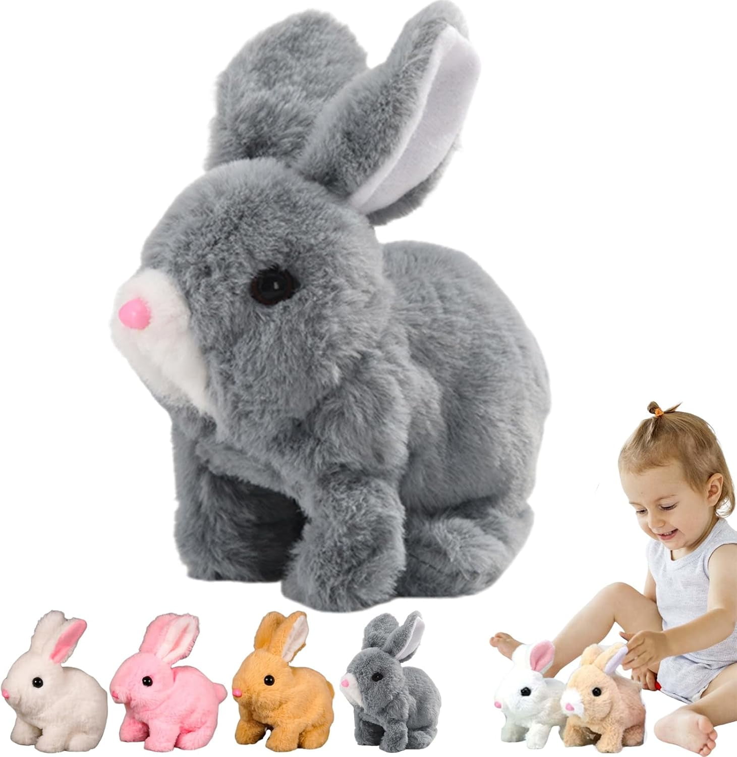 Bunby - My Realistic Bunny Toy, Bunbi Realistic Bunny Toy Can Walk and ...