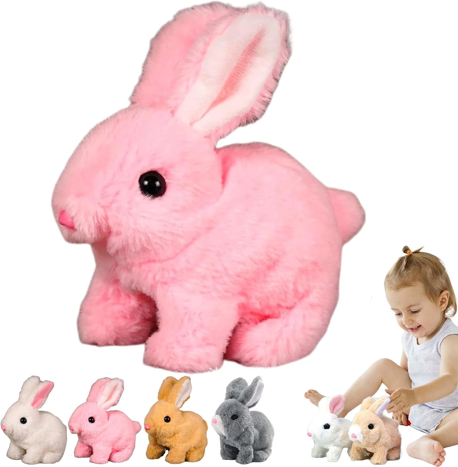 Bunby - My Realistic Bunny Toy, Bunbi Realistic Bunny Toy Can Walk and ...