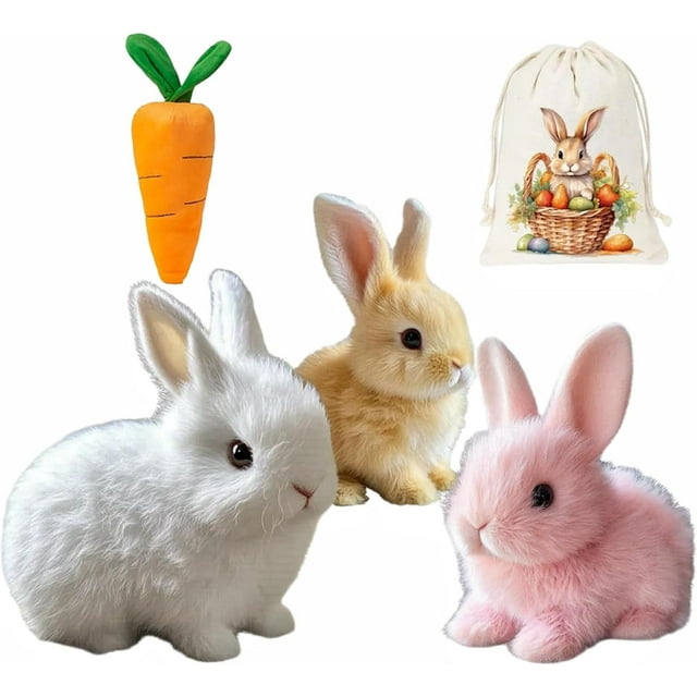 Bunby - My Realistic Bunny Toy, Bundy Realistic Bunny, Jumping ...