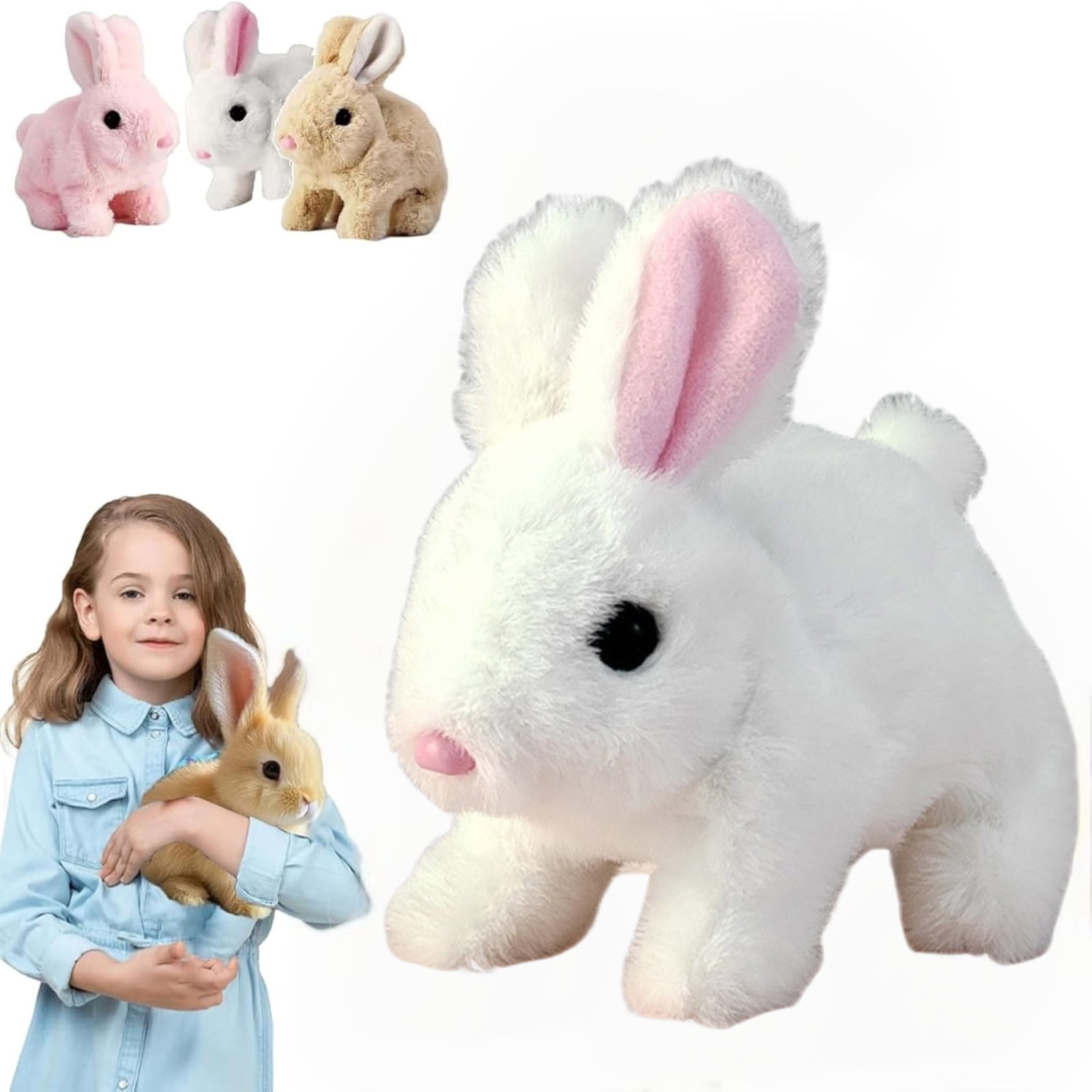 Bunby - My Realistic Bunny Toy Bunny -My Realistic Bunny Toy, Hopping ...