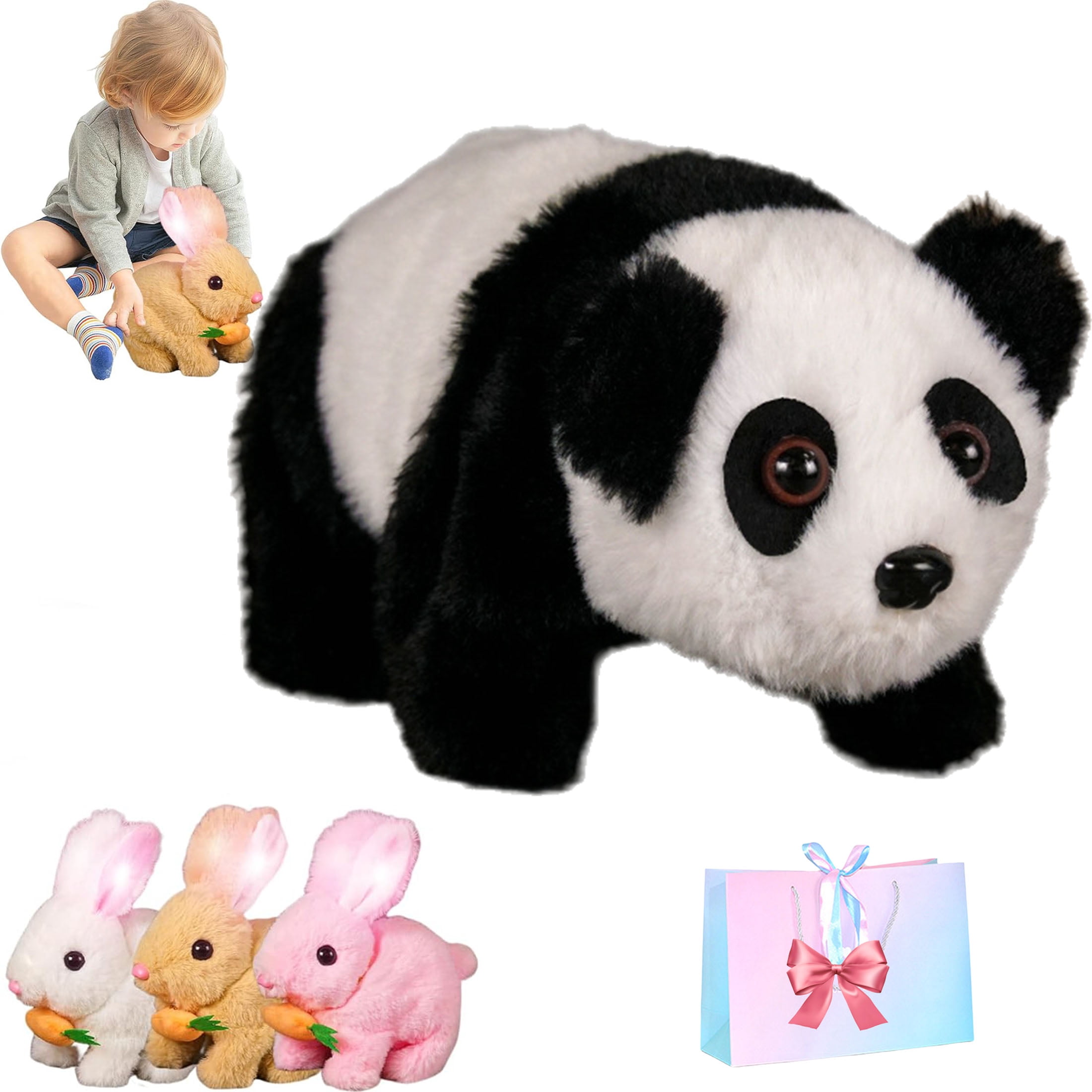 Bunby - My Realistic Bunny Toy, Bunny Realistic Bunny Toy with Sounds ...