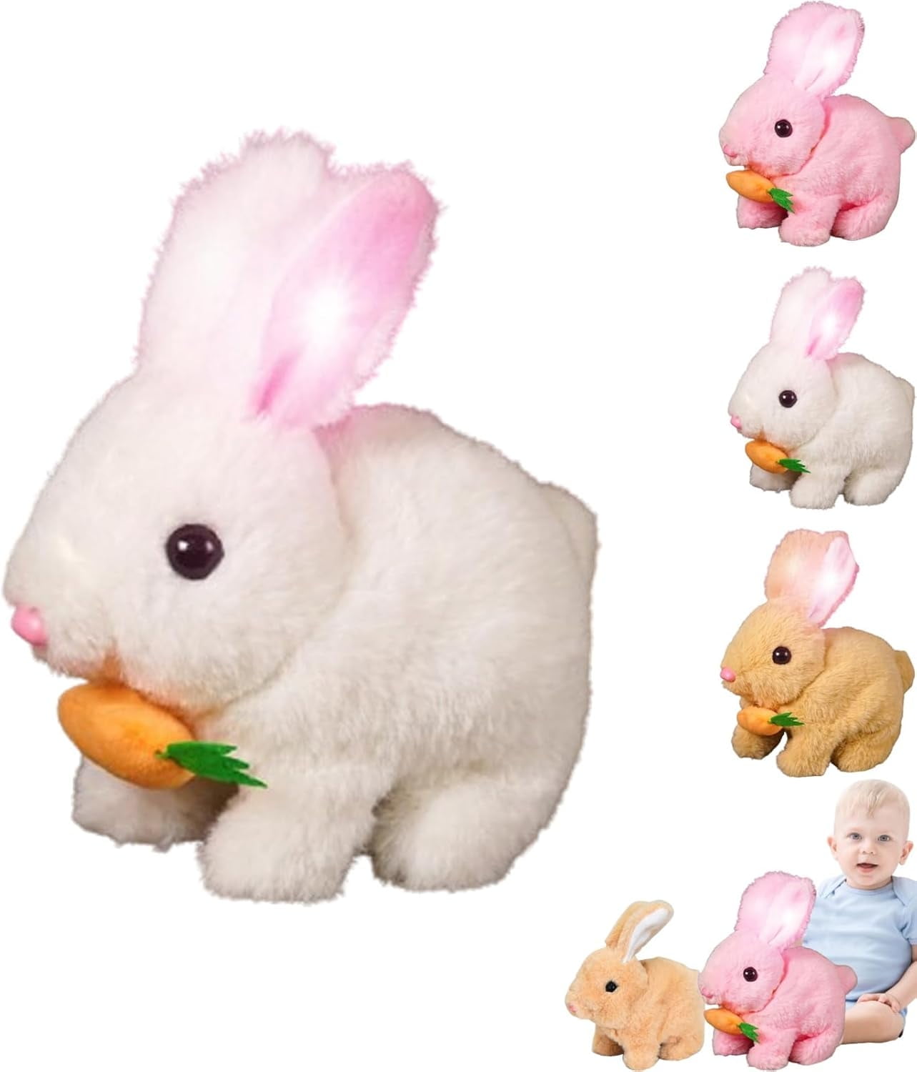 Bunby - My Realistic Bunny Toy, Bunny Toys For Kids, Bunby - My ...