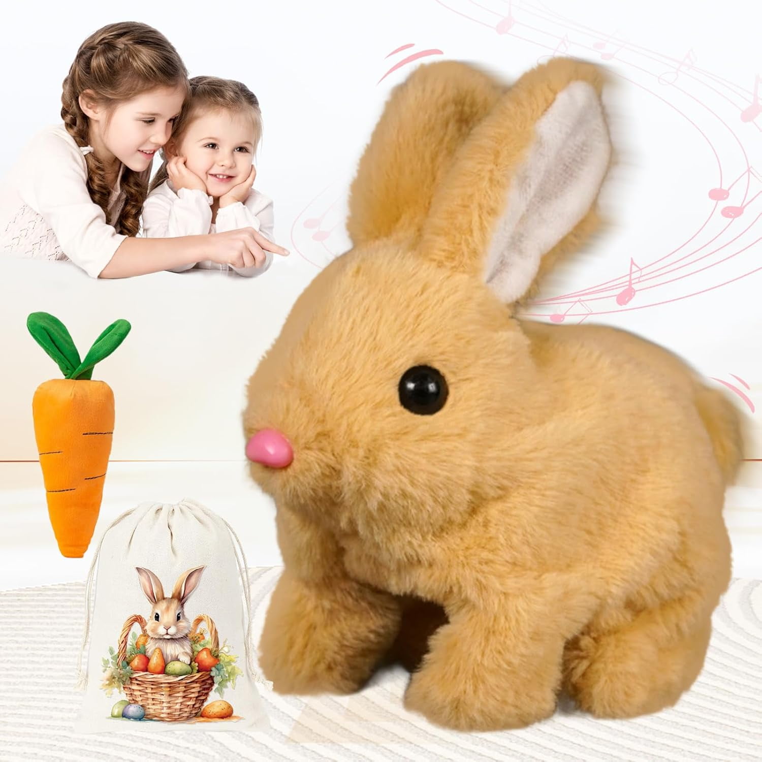 Bunby - My Realistic Bunny Toy, Interactive Bunny Realistic Bunny ...
